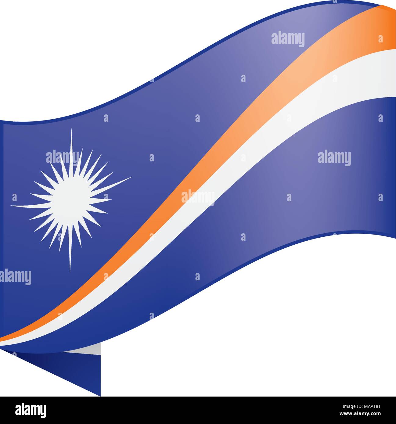 Marshall Islands flag, vector illustration Stock Vector Image & Art - Alamy