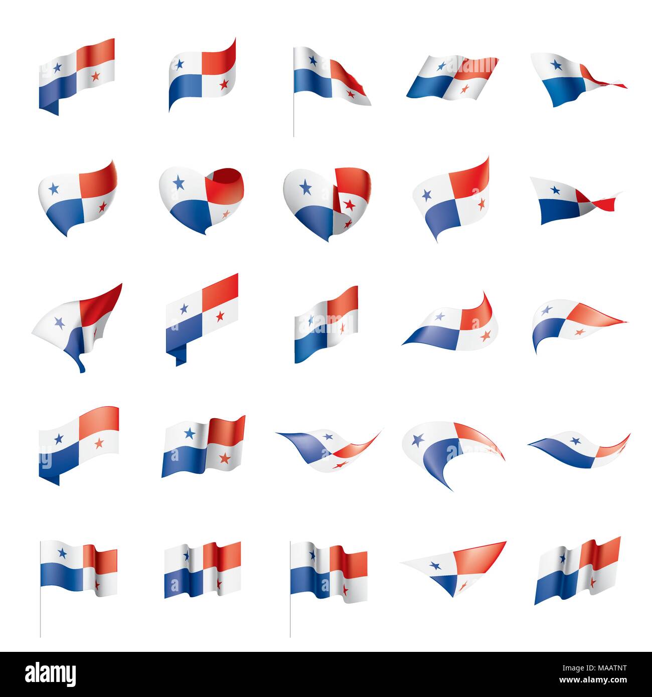 Panama flag, vector illustration Stock Vector Image & Art - Alamy