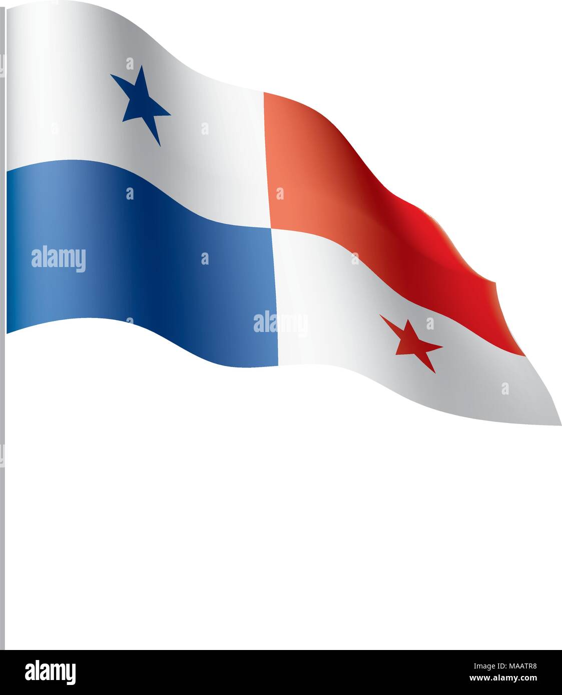 Panama flag, vector illustration Stock Vector Image & Art - Alamy