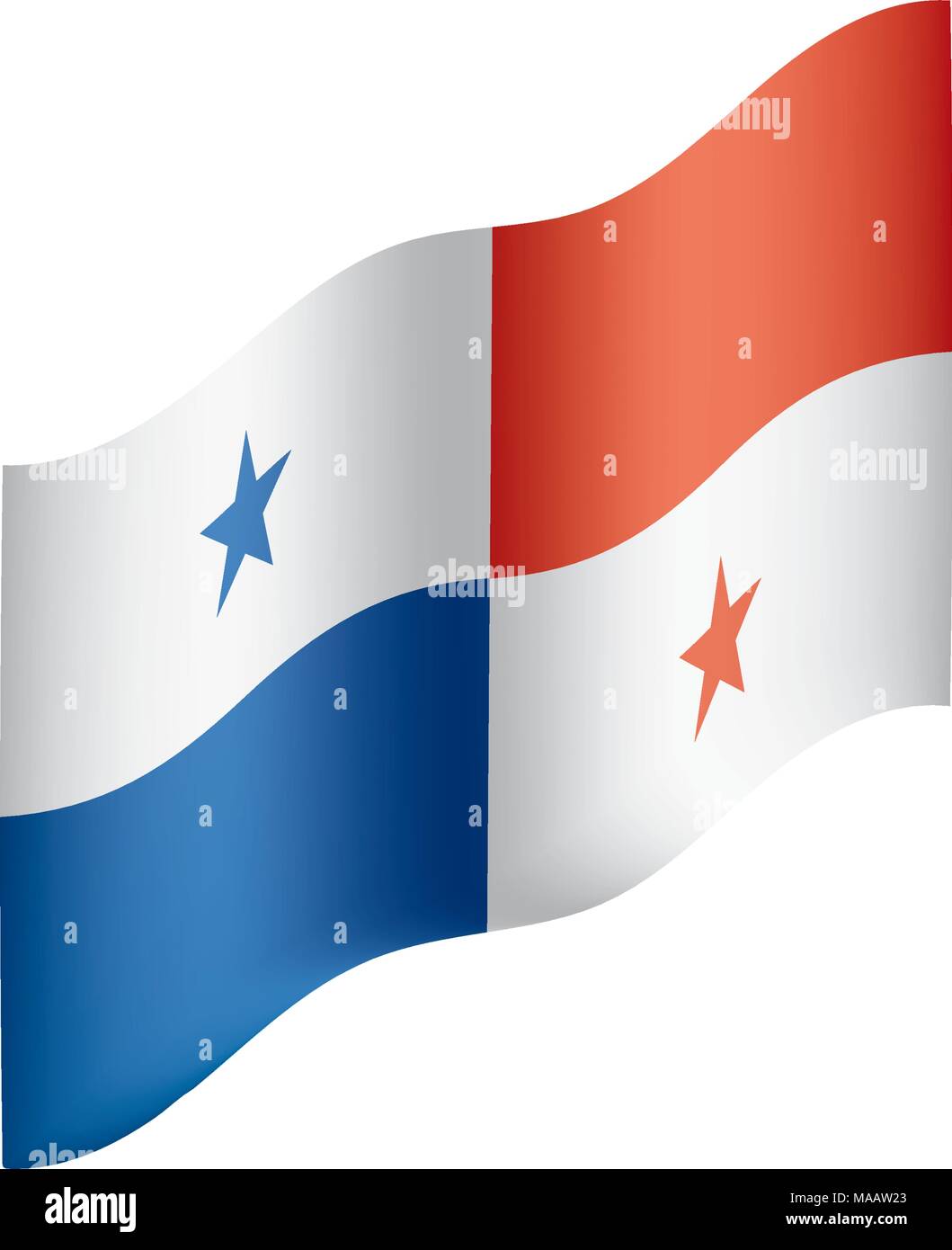 Panama flag, vector illustration Stock Vector Image & Art - Alamy