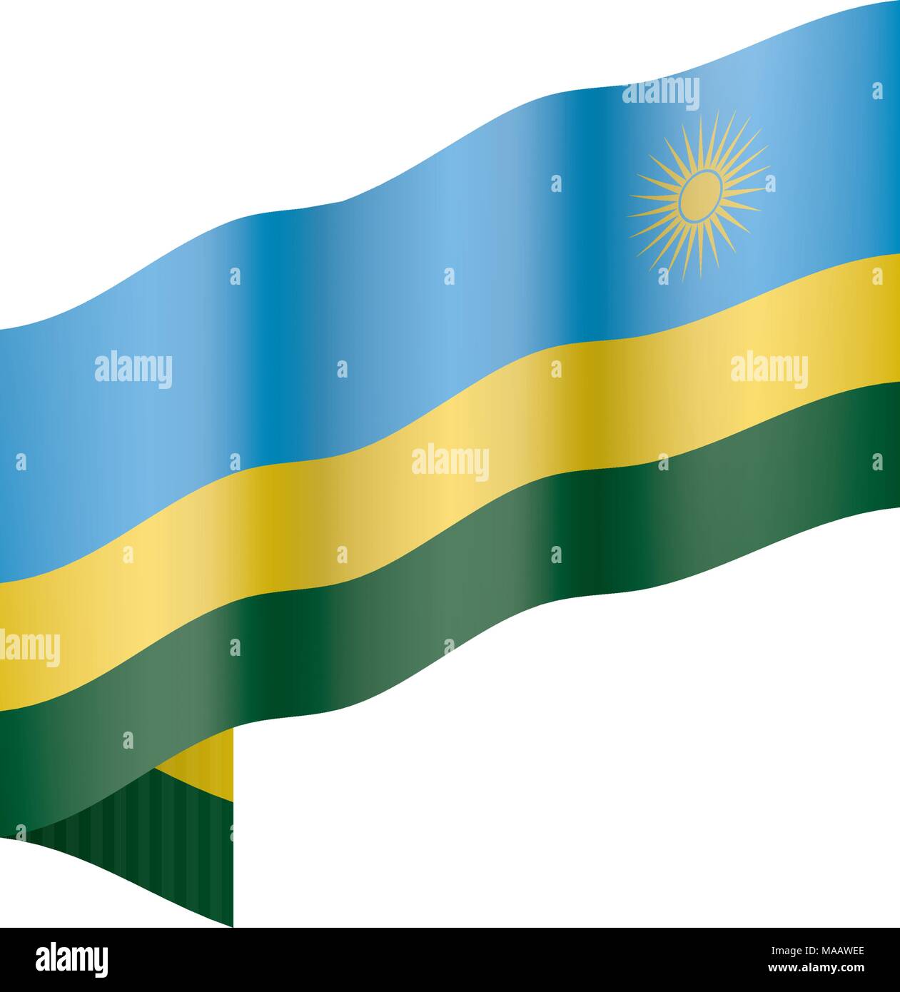 Rwanda flag, vector illustration Stock Vector Image & Art - Alamy