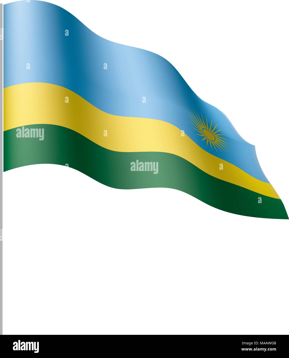 Rwanda flag, vector illustration Stock Vector Image & Art - Alamy