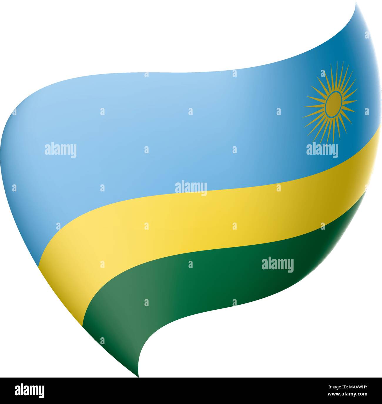 Rwanda flag, vector illustration Stock Vector Image & Art - Alamy