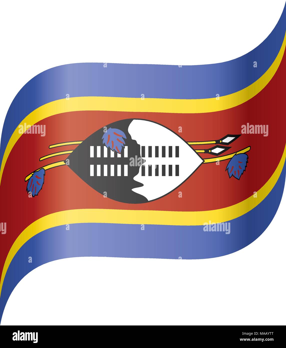 Swaziland flag, vector illustration Stock Vector Image & Art - Alamy