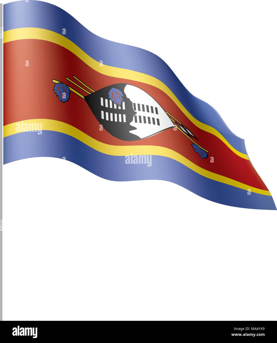 Swaziland flag, vector illustration Stock Vector Image & Art - Alamy