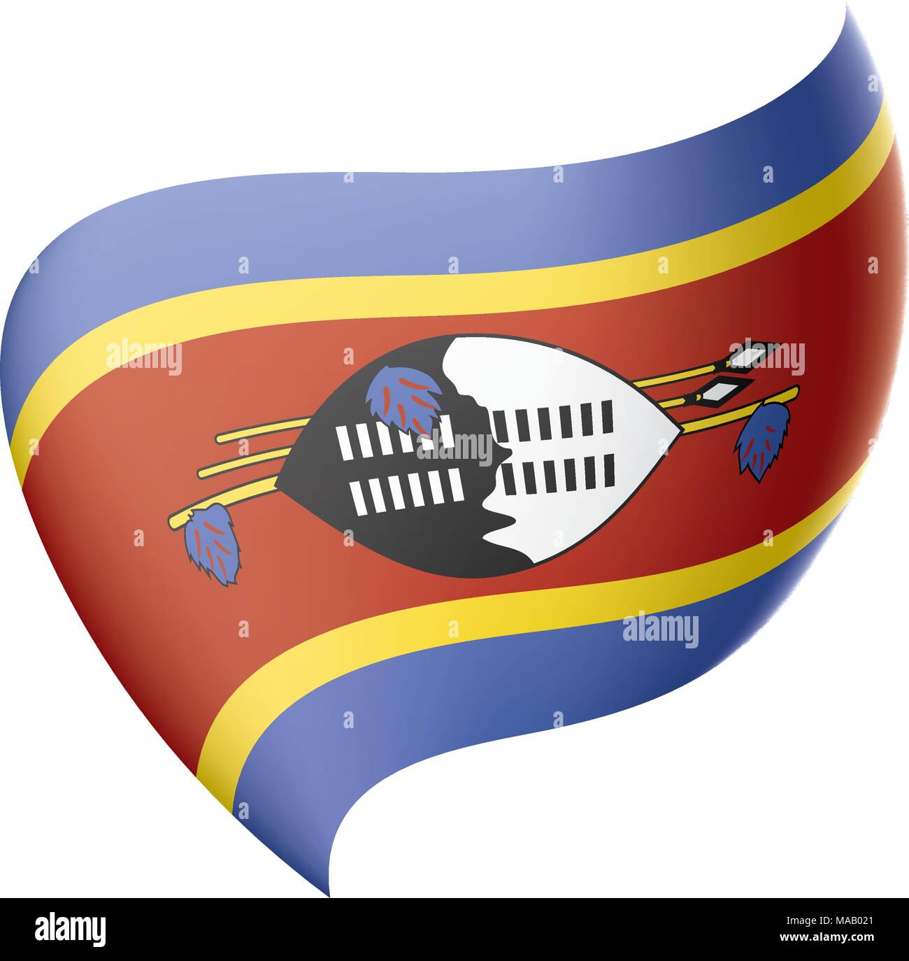 Swaziland flag, vector illustration Stock Vector Image & Art - Alamy