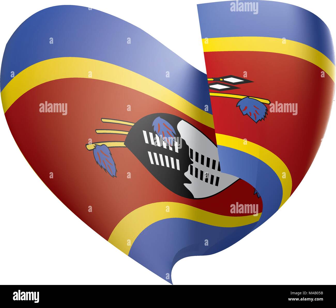 Swaziland flag, vector illustration Stock Vector Image & Art - Alamy