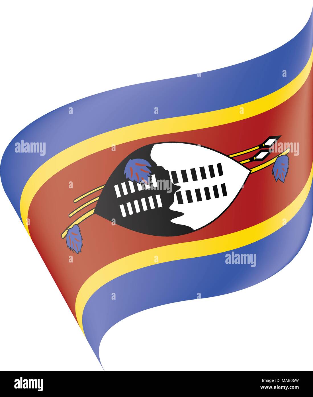 Swaziland flag, vector illustration Stock Vector Image & Art - Alamy