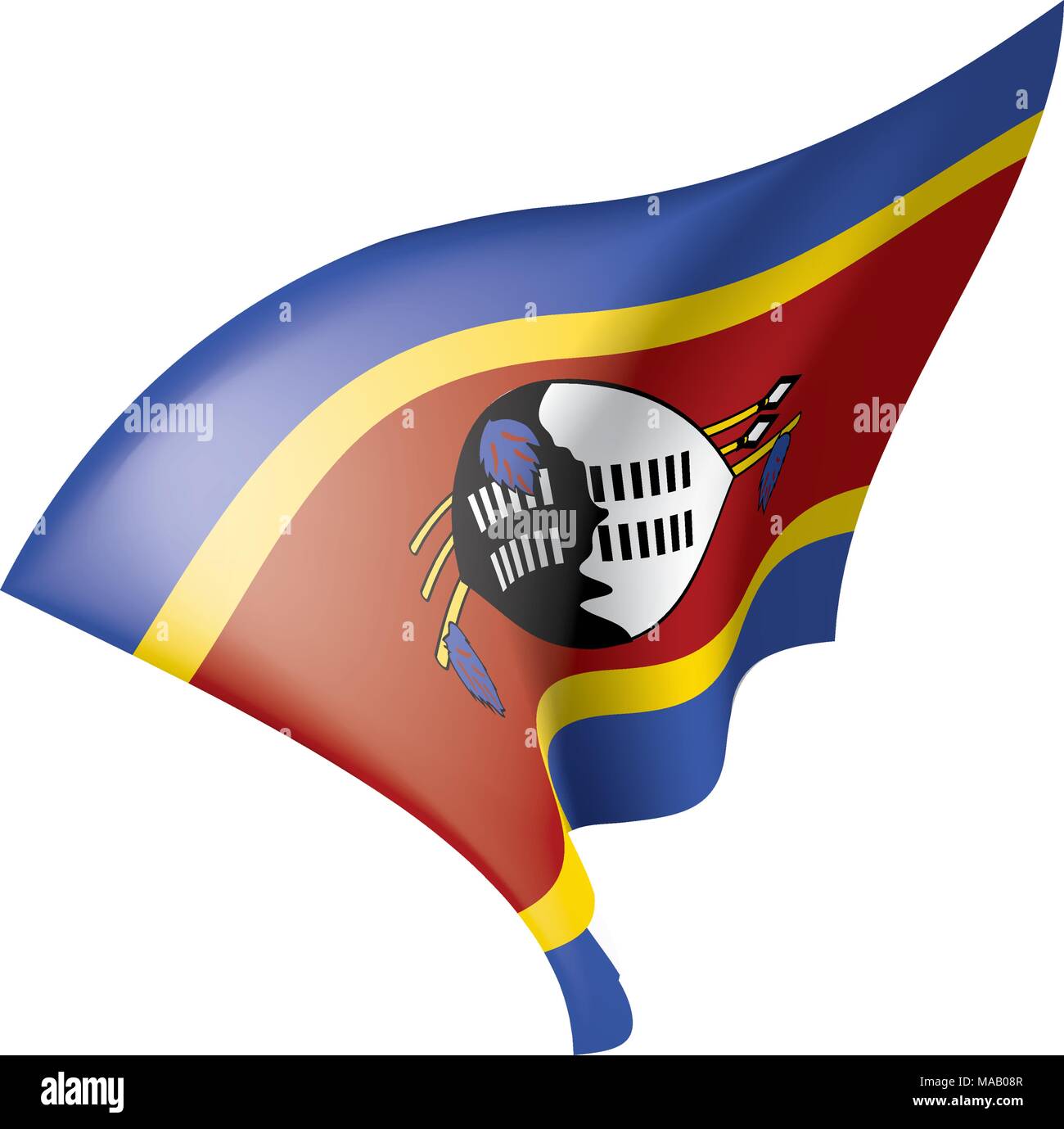 Swaziland flag, vector illustration Stock Vector Image & Art - Alamy