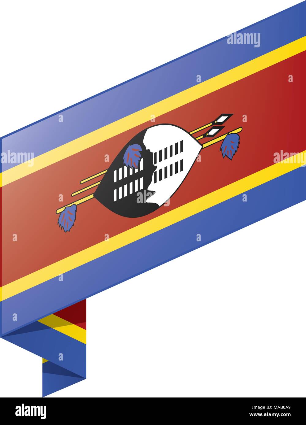 Swaziland flag, vector illustration Stock Vector Image & Art - Alamy