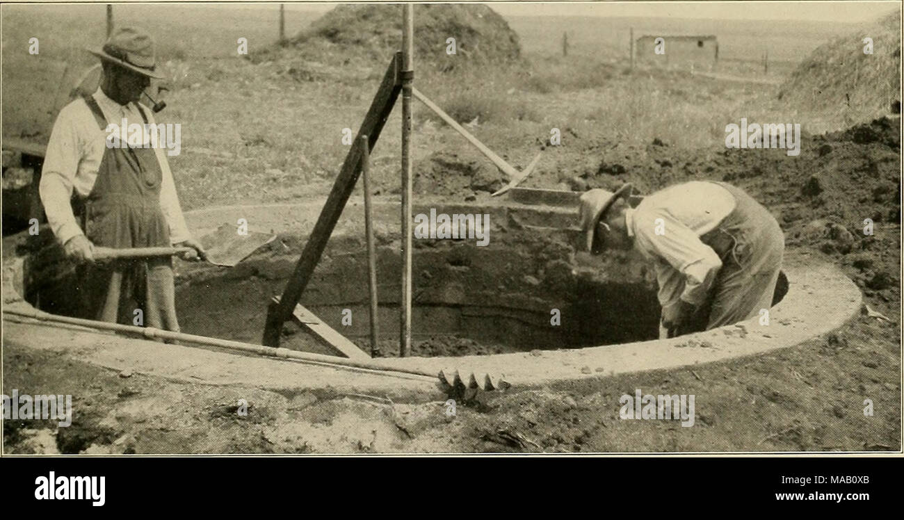 . Dry land farming in the Southwest .. . Showing Construction of Pit ...