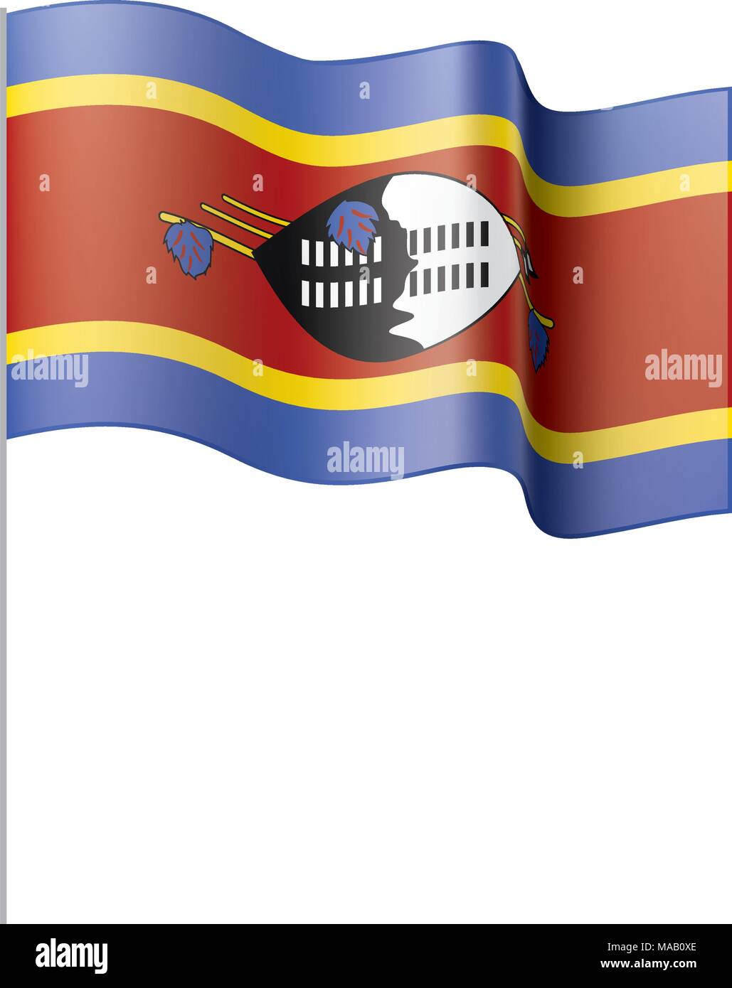 Swaziland flag, vector illustration Stock Vector Image & Art - Alamy