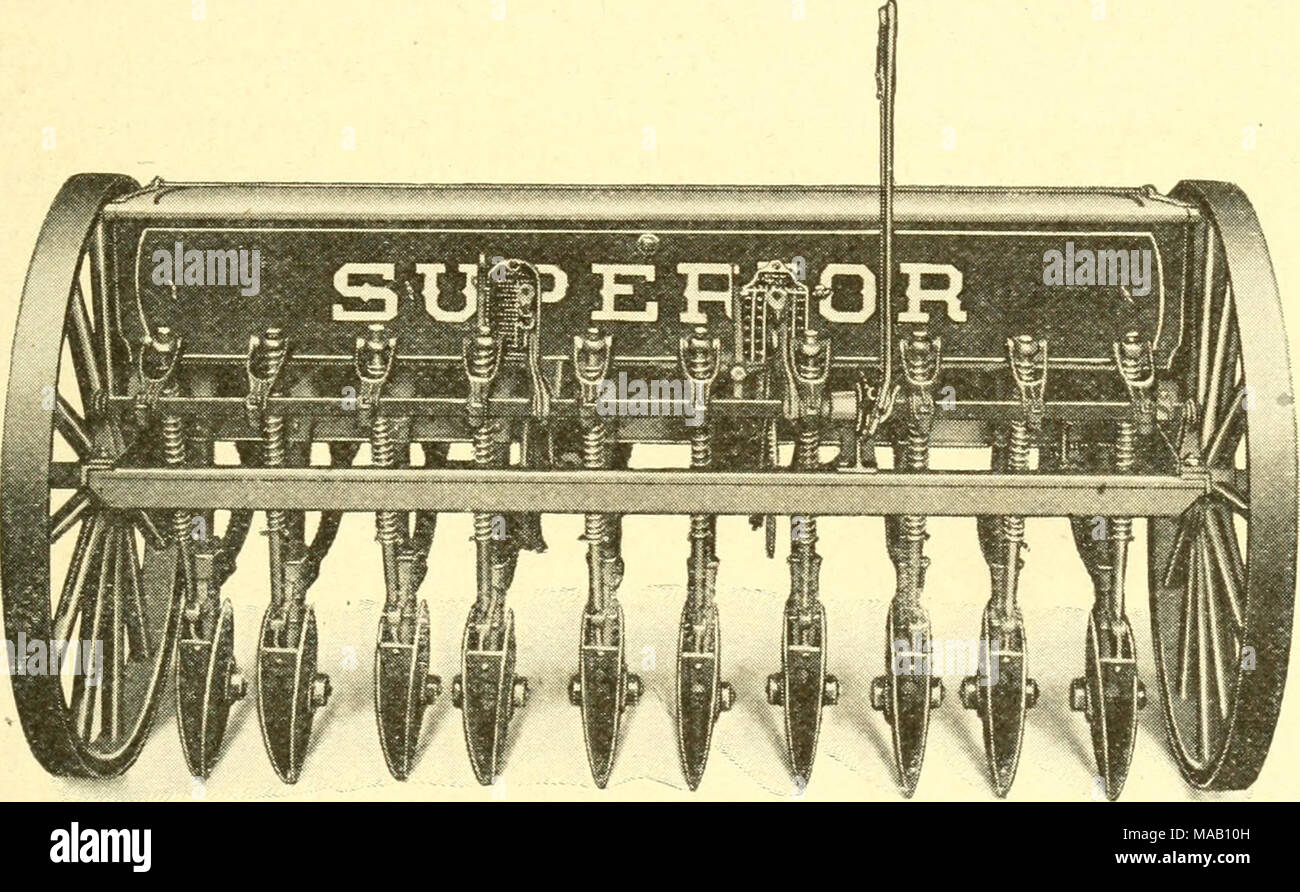 . Dry land farming . THE DOUBLE DISC DRILL. Courtesy American Seeding ...