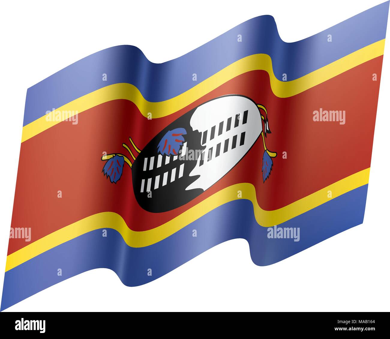 Swaziland flag, vector illustration Stock Vector Image & Art - Alamy