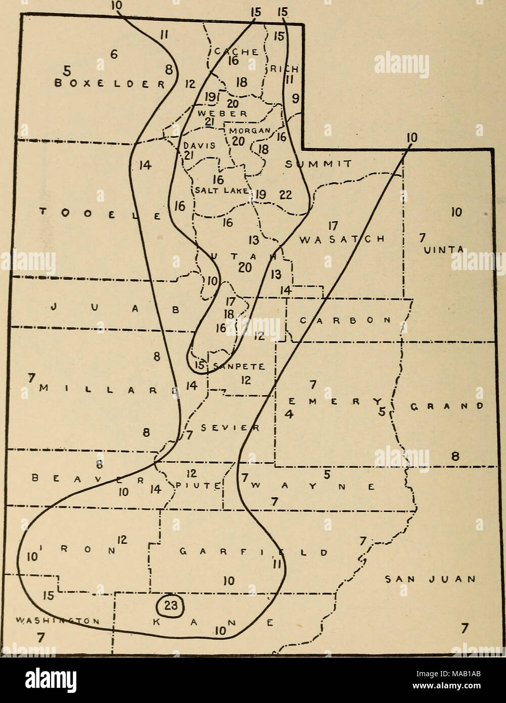 . Dry farming in relation to rainfall and evaporation . Fig. 21 ...