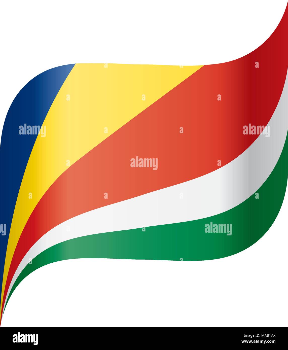 Seychelles flag, vector illustration Stock Vector Image & Art - Alamy