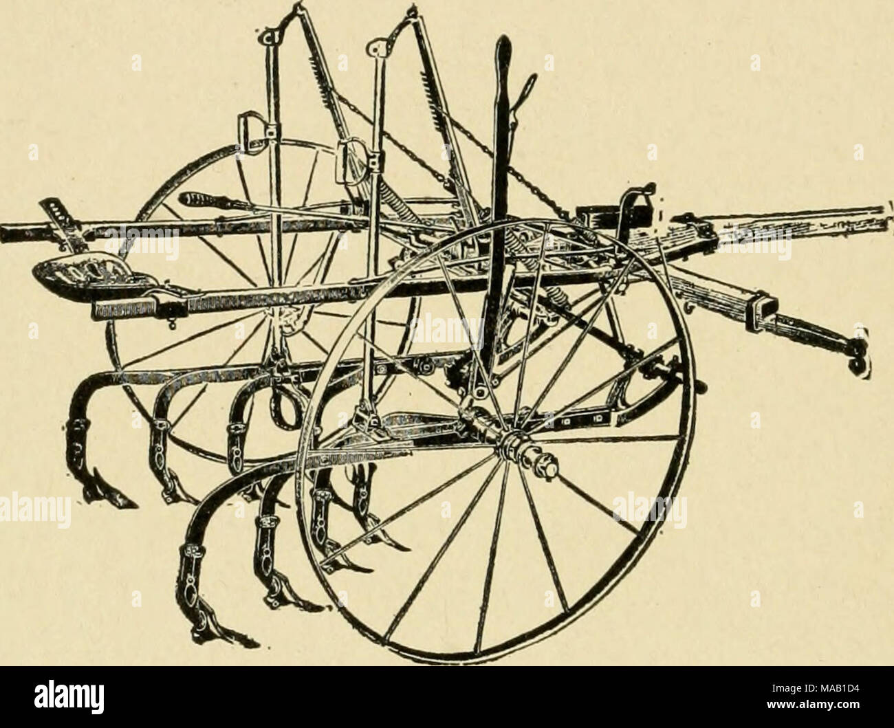 . Dry-farming; . Fig. 82. Riding cultivator. They have no special ...