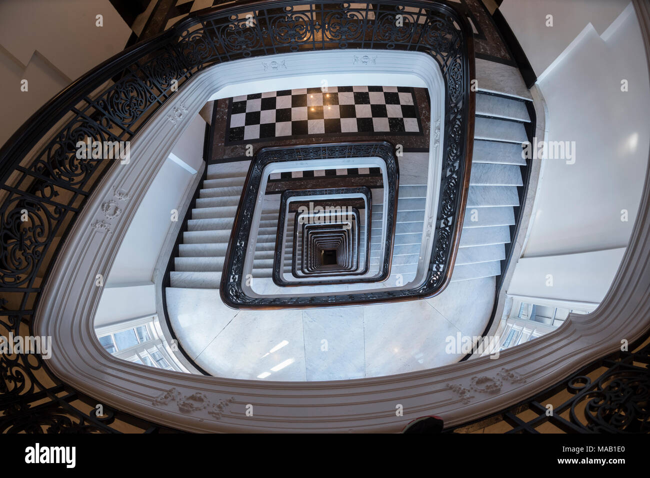 The Ansonia Building Staircase NYC Stock Photo - Alamy