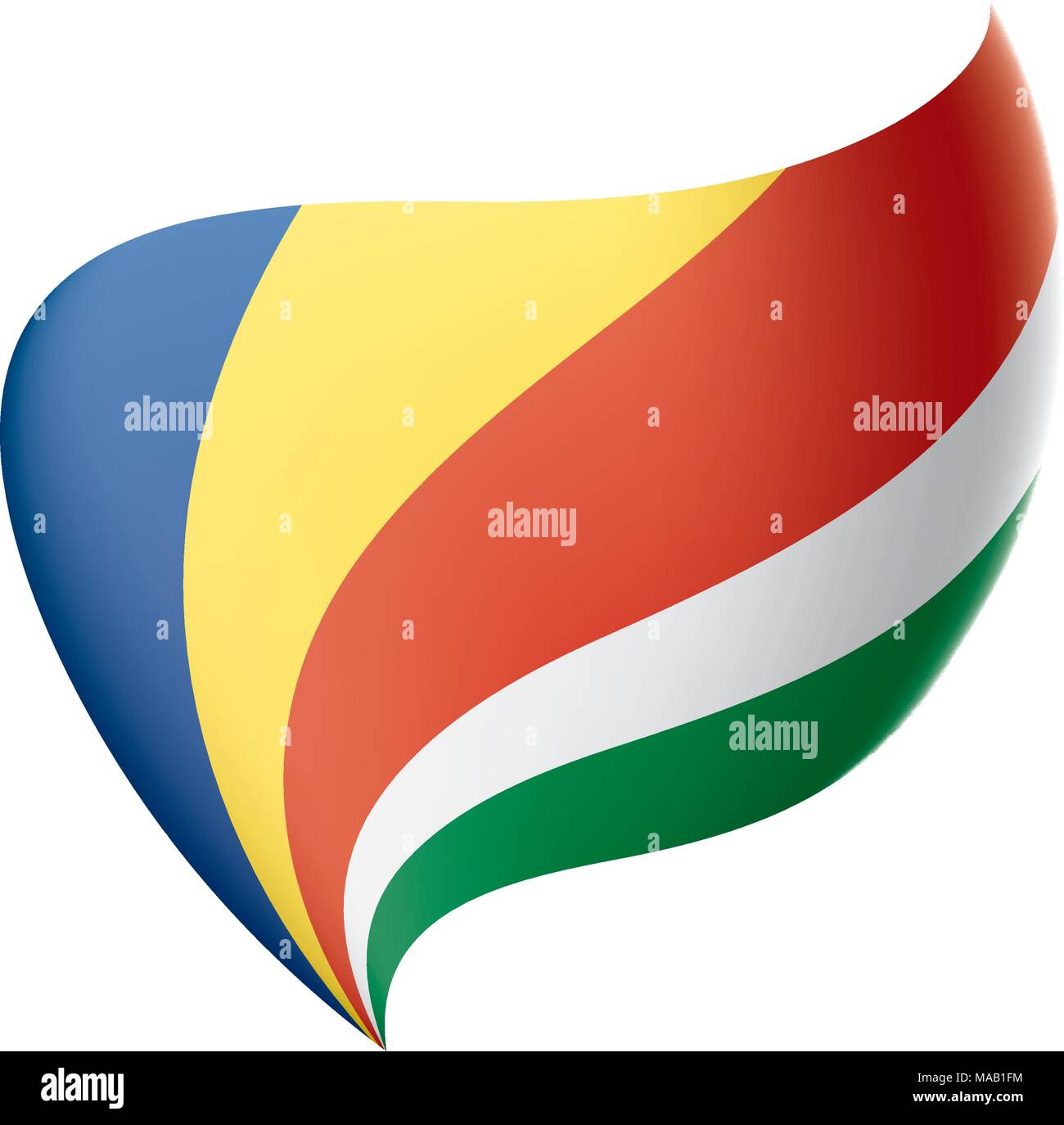 Seychelles flag, vector illustration Stock Vector Image & Art - Alamy