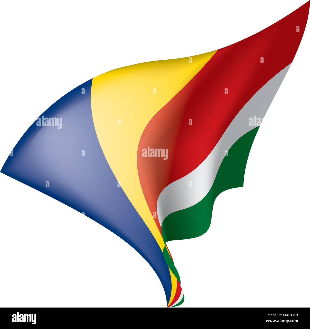 Seychelles flag, vector illustration Stock Vector Image & Art - Alamy