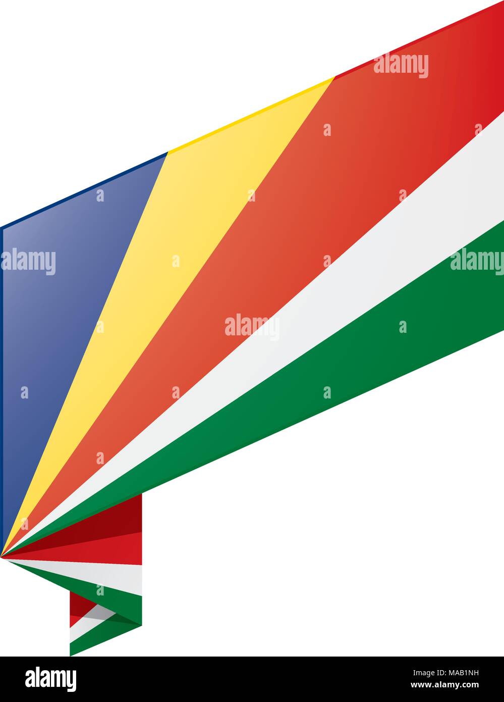 Seychelles flag, vector illustration Stock Vector Image & Art - Alamy