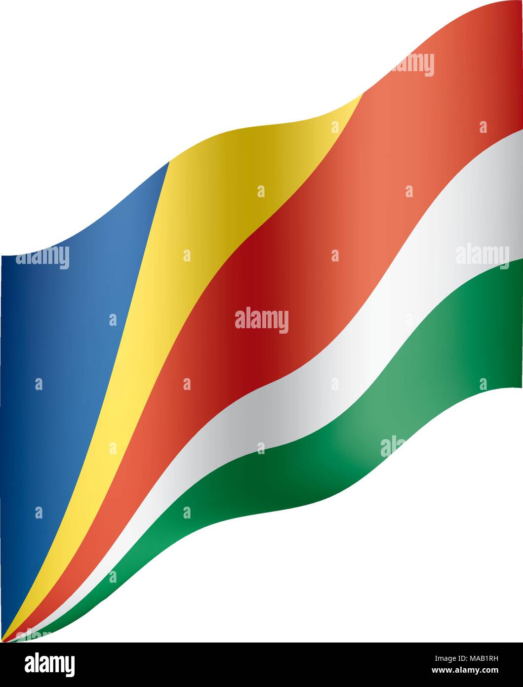 Seychelles flag, vector illustration Stock Vector Image & Art - Alamy