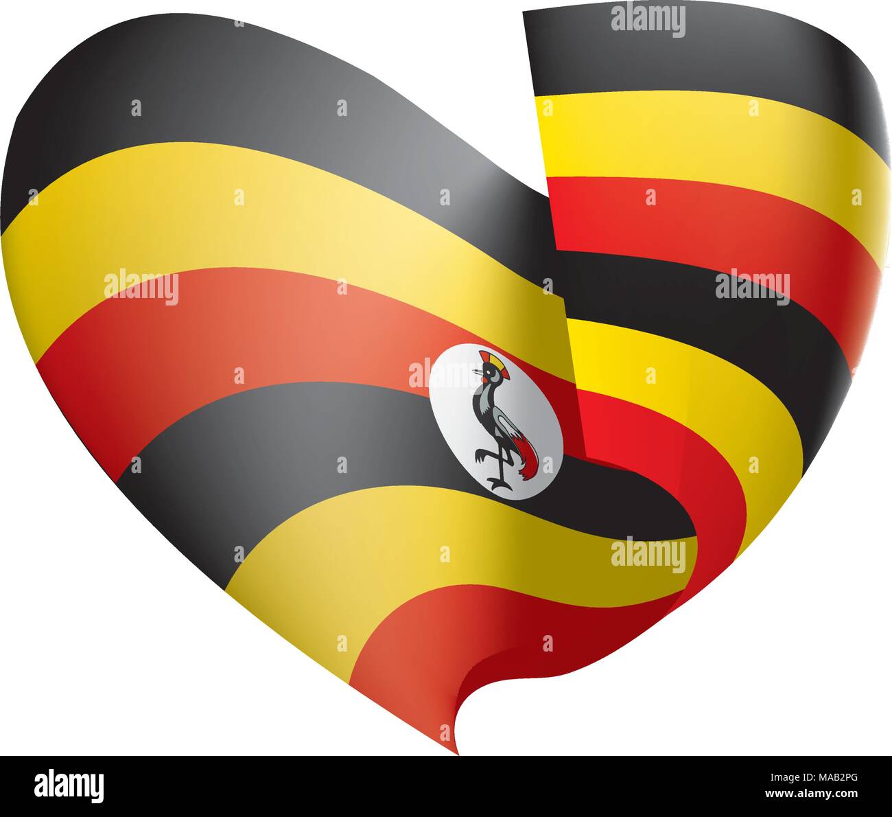 Uganda flag, vector illustration Stock Vector Image & Art - Alamy