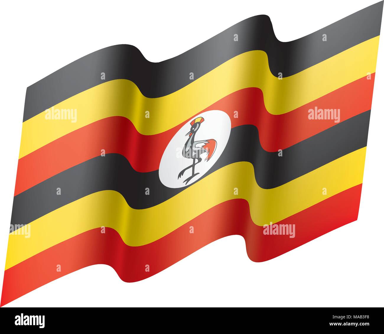 Uganda Flag Vector Illustration Stock Vector Image And Art Alamy