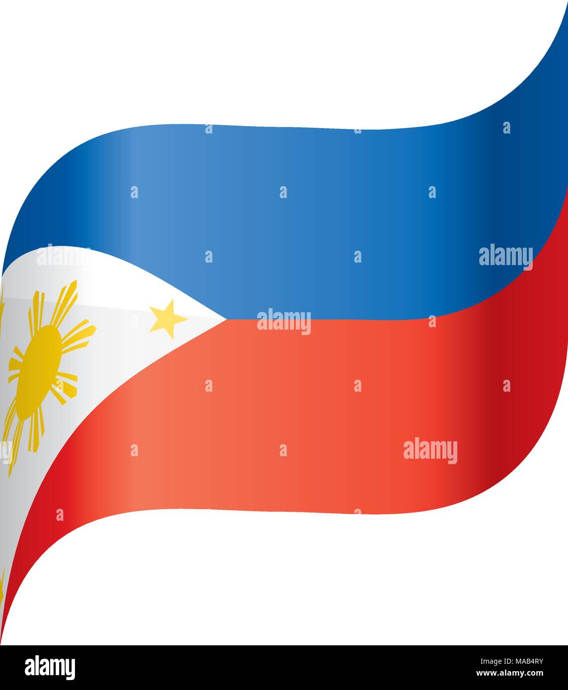 Philippines flag, vector illustration Stock Vector Image & Art - Alamy