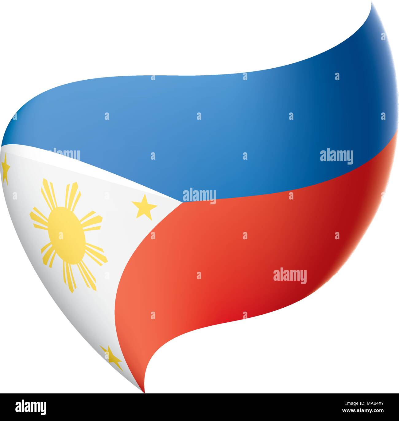 Philippines flag, vector illustration Stock Vector Image & Art - Alamy