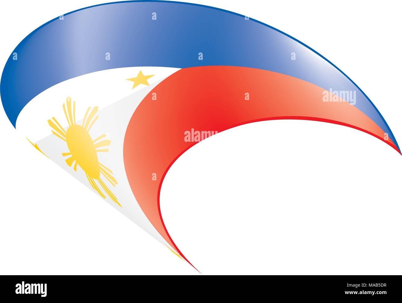 Philippines flag, vector illustration Stock Vector Image & Art - Alamy