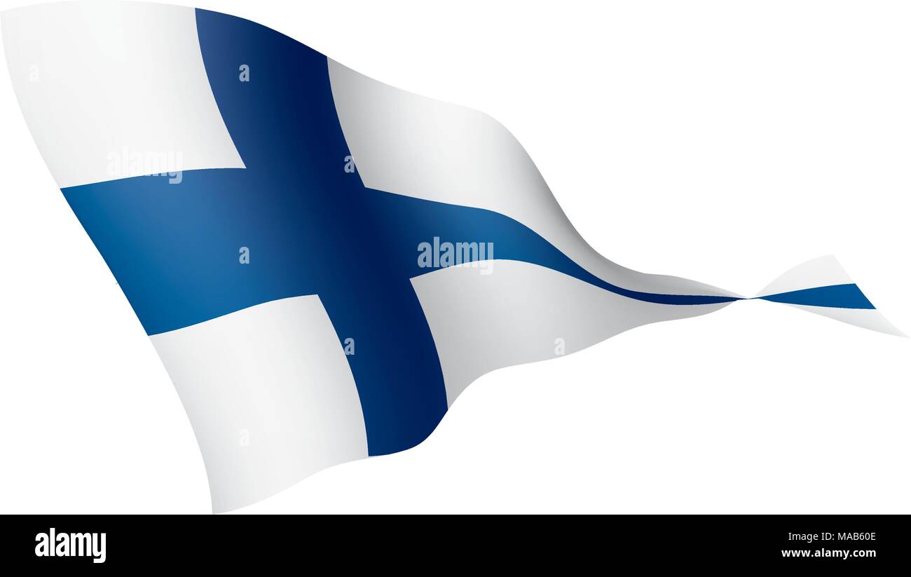 Finland flag, vector illustration Stock Vector Image & Art - Alamy