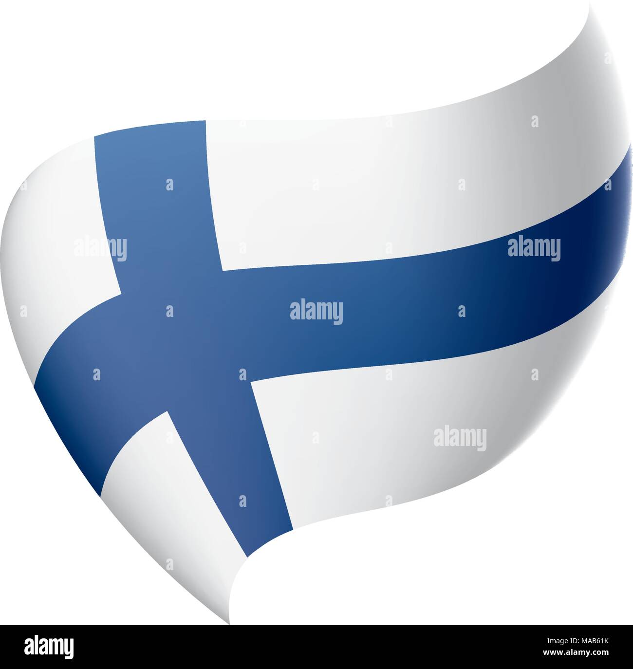 Finland flag, vector illustration Stock Vector Image & Art - Alamy