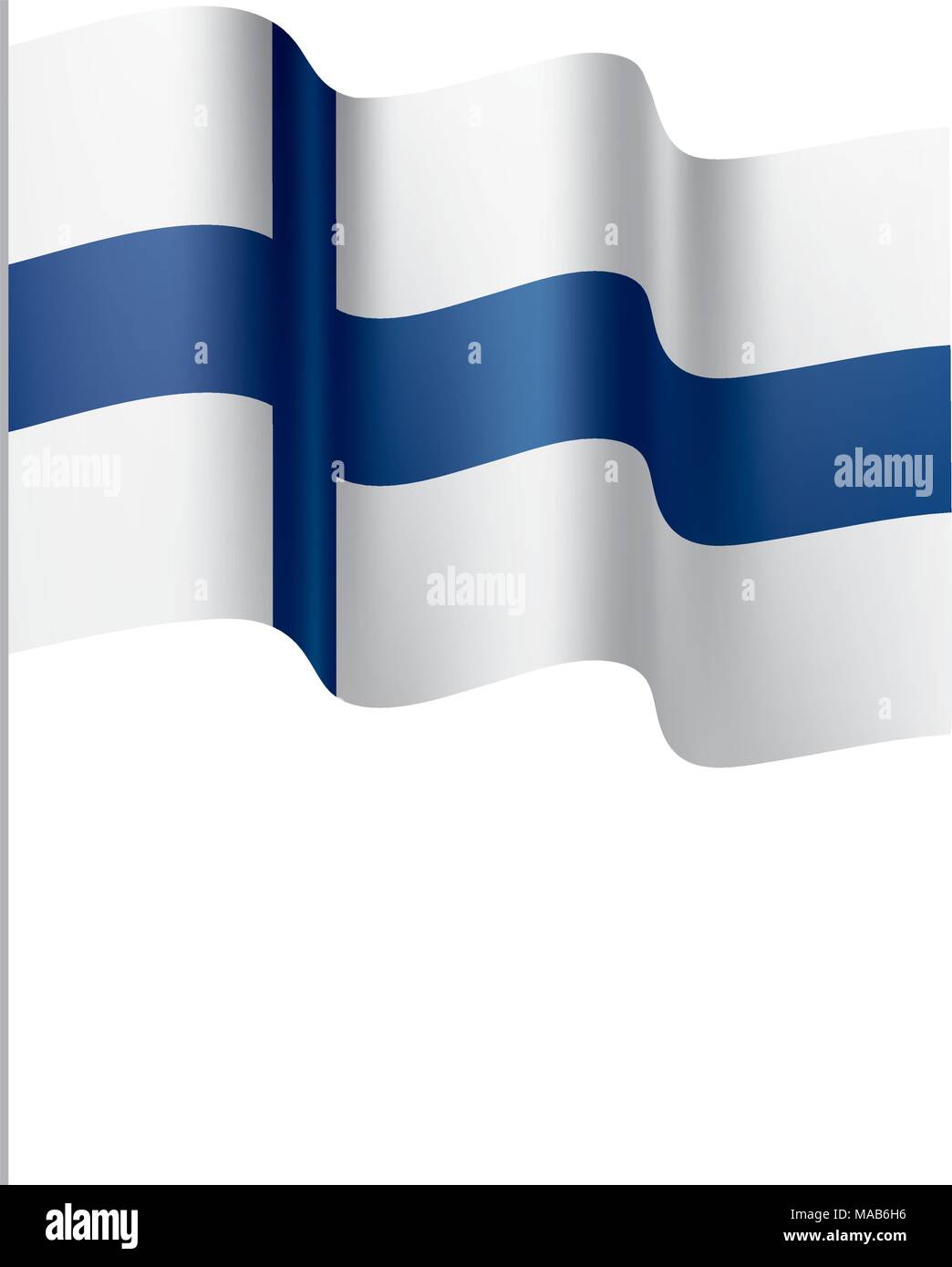 Finland flag, vector illustration Stock Vector Image & Art - Alamy