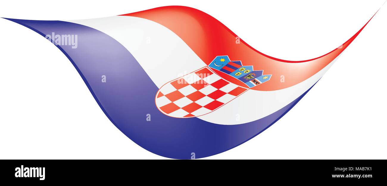 Croatia flag, vector illustration Stock Vector Image & Art - Alamy