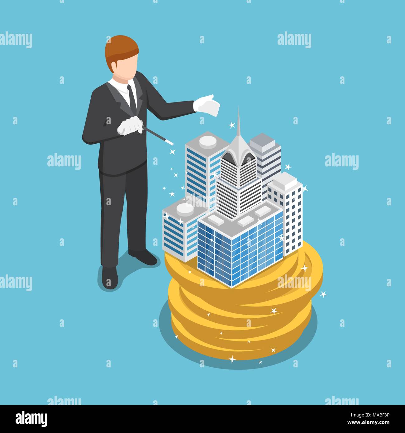 Magician coins hi-res stock photography and images - Alamy