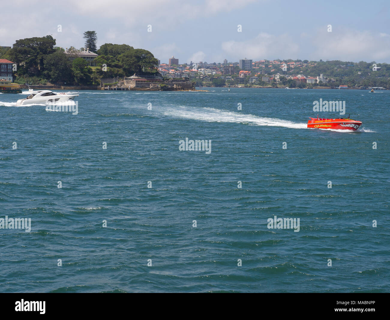 Boats on sydney harbour hi-res stock photography and images - Alamy