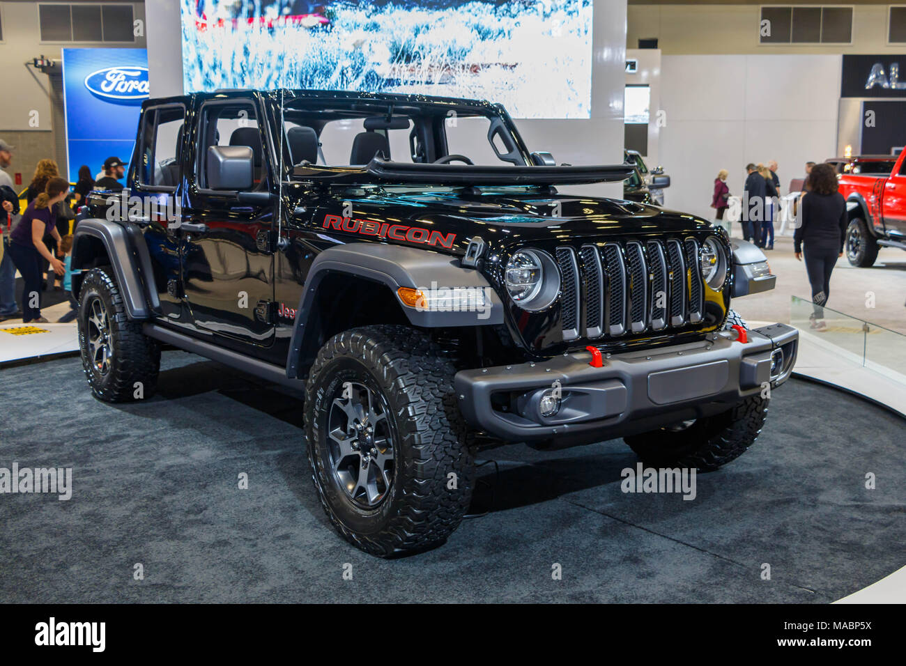 Vancouver, Canada - March 2018 : Jeep Rubicon, taken at 2018 Vancouver ...