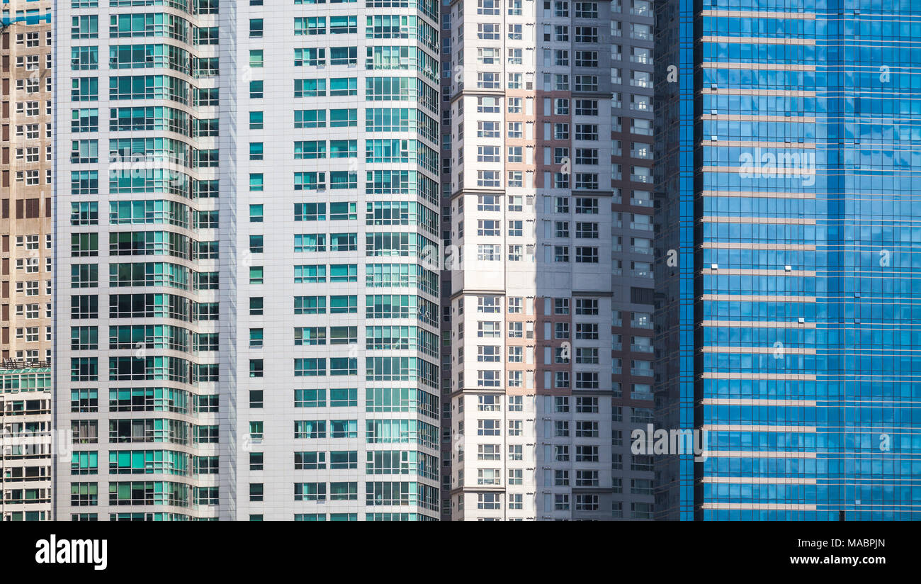 Modern urban architecture. Abstract background pattern, block of flats ...