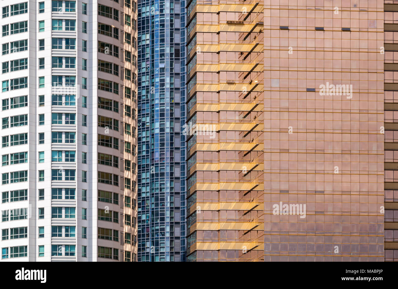 Modern architecture, abstract background pattern, block of flats walls ...