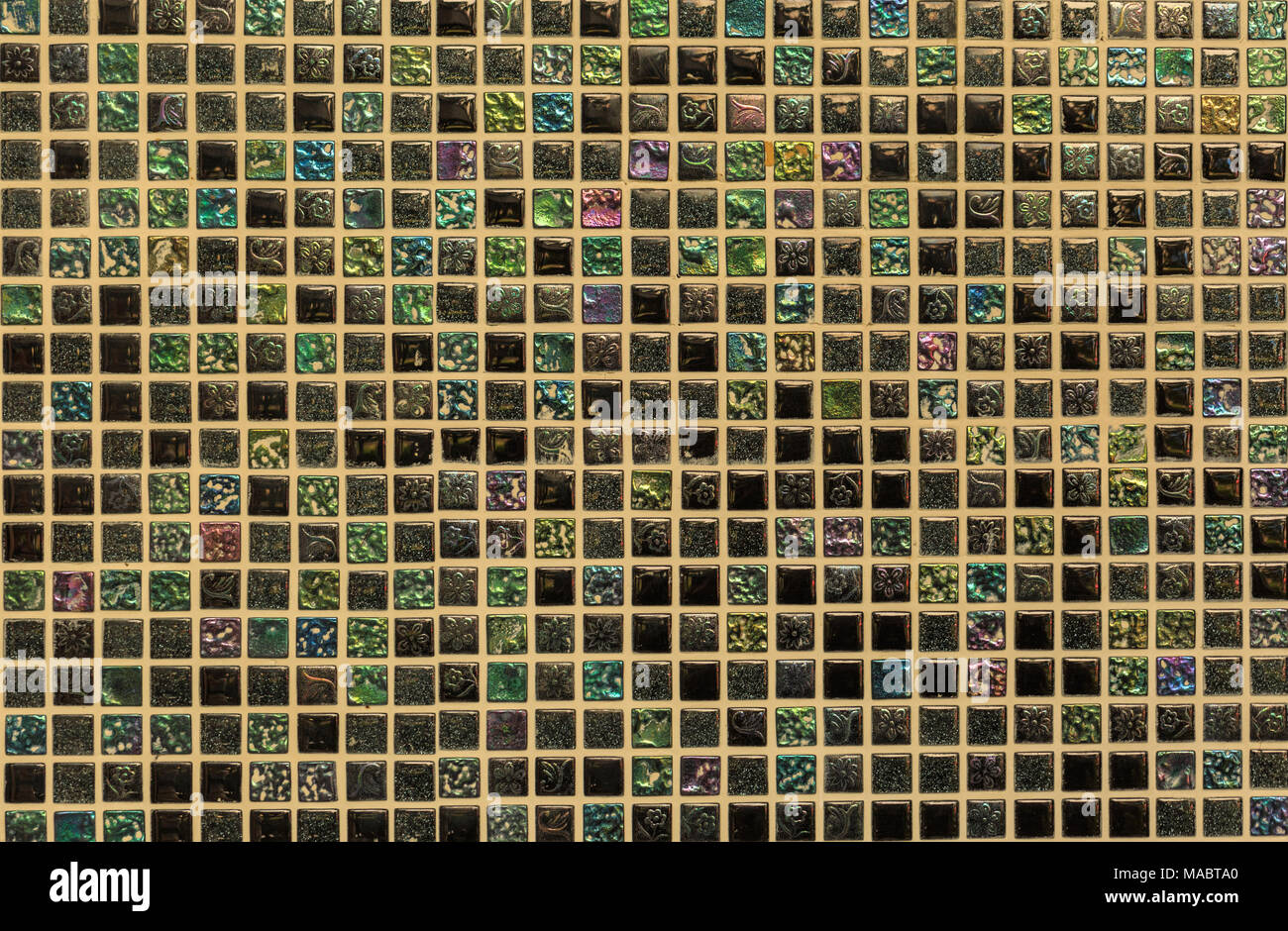 Golden square ceramic tile texture hi-res stock photography and images ...