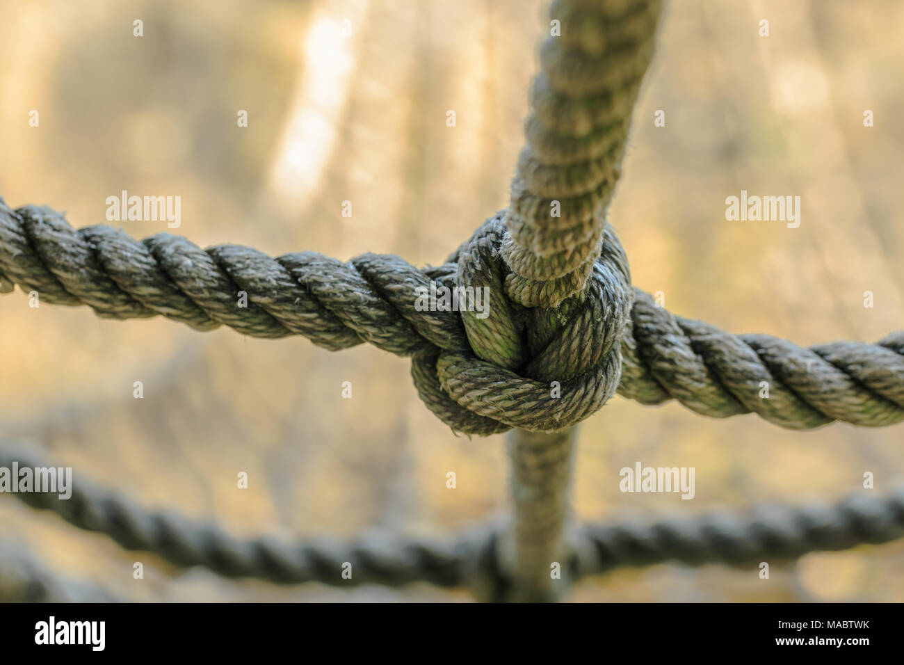 climb net rope close up background and textures Stock Photo - Alamy