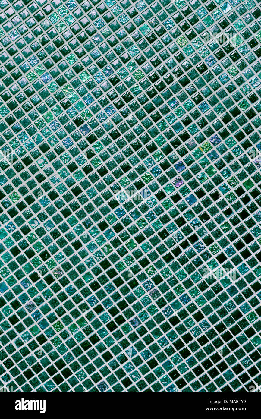 Square shiny green ceramic wall Stock Photo - Alamy