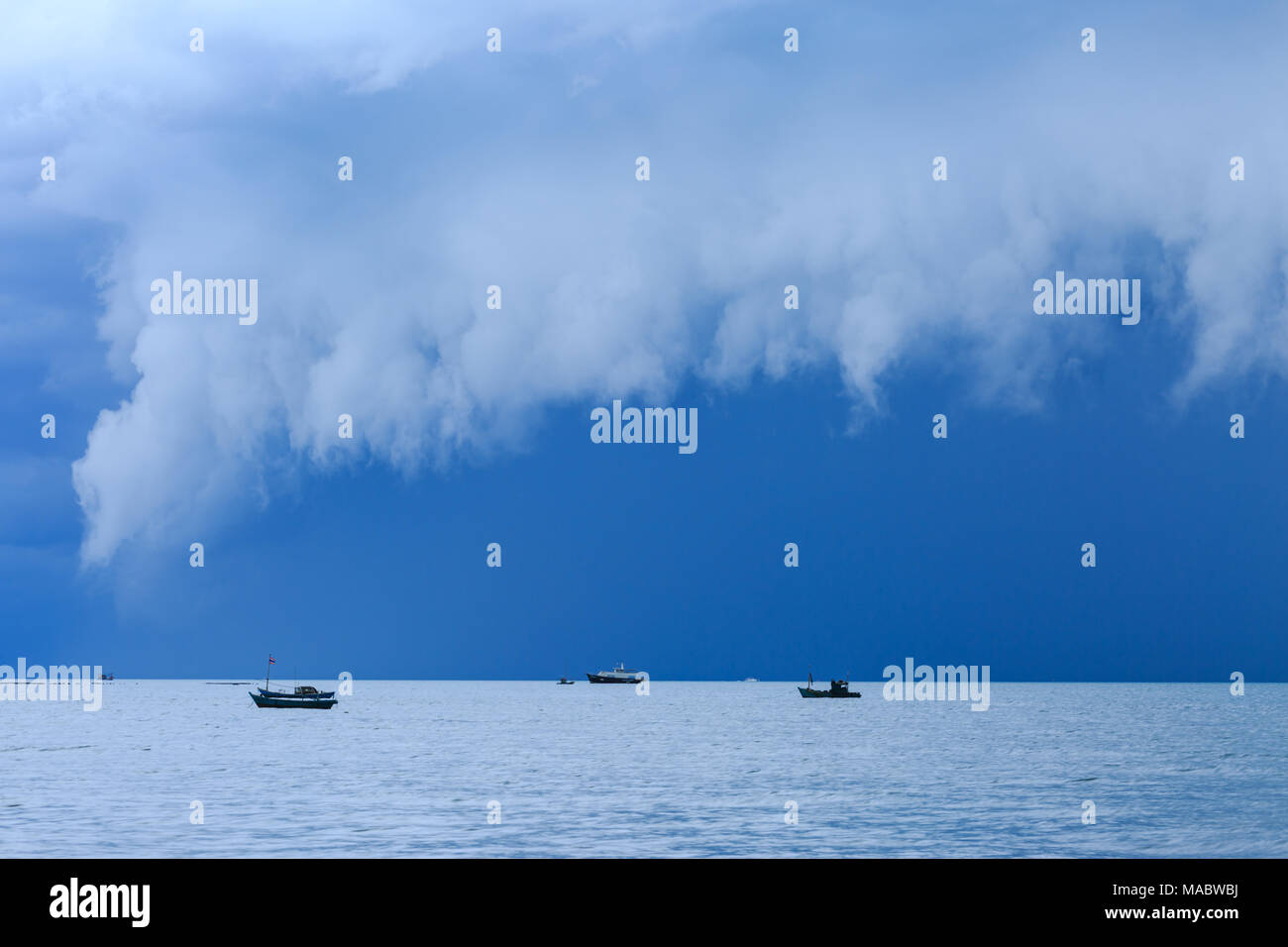 Thailand sea ship storm hi-res stock photography and images - Alamy
