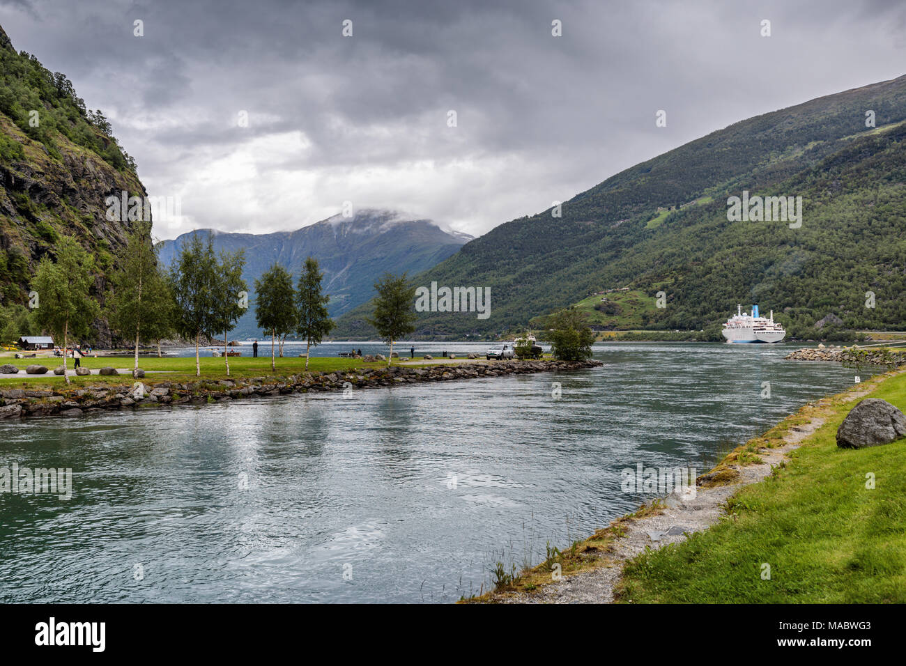 The Flam Express. A masterpiece of engineering, the Flam Railway rises ...