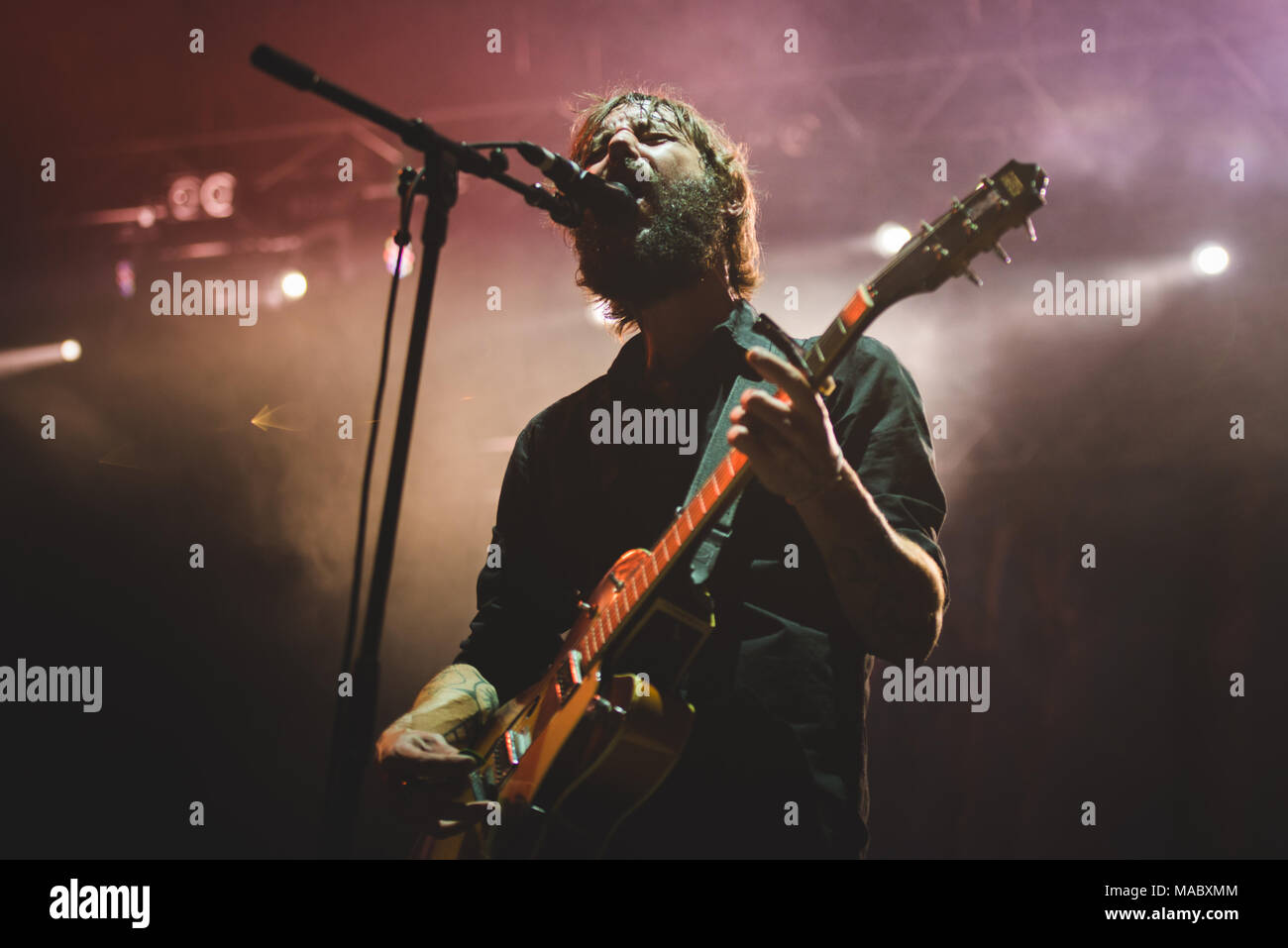 August 27th, 2017: The American indie group Band of Horses performing ...