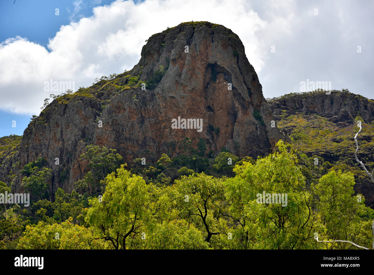 virgin rock at springsure in queensland, Australia, a rock formation ...