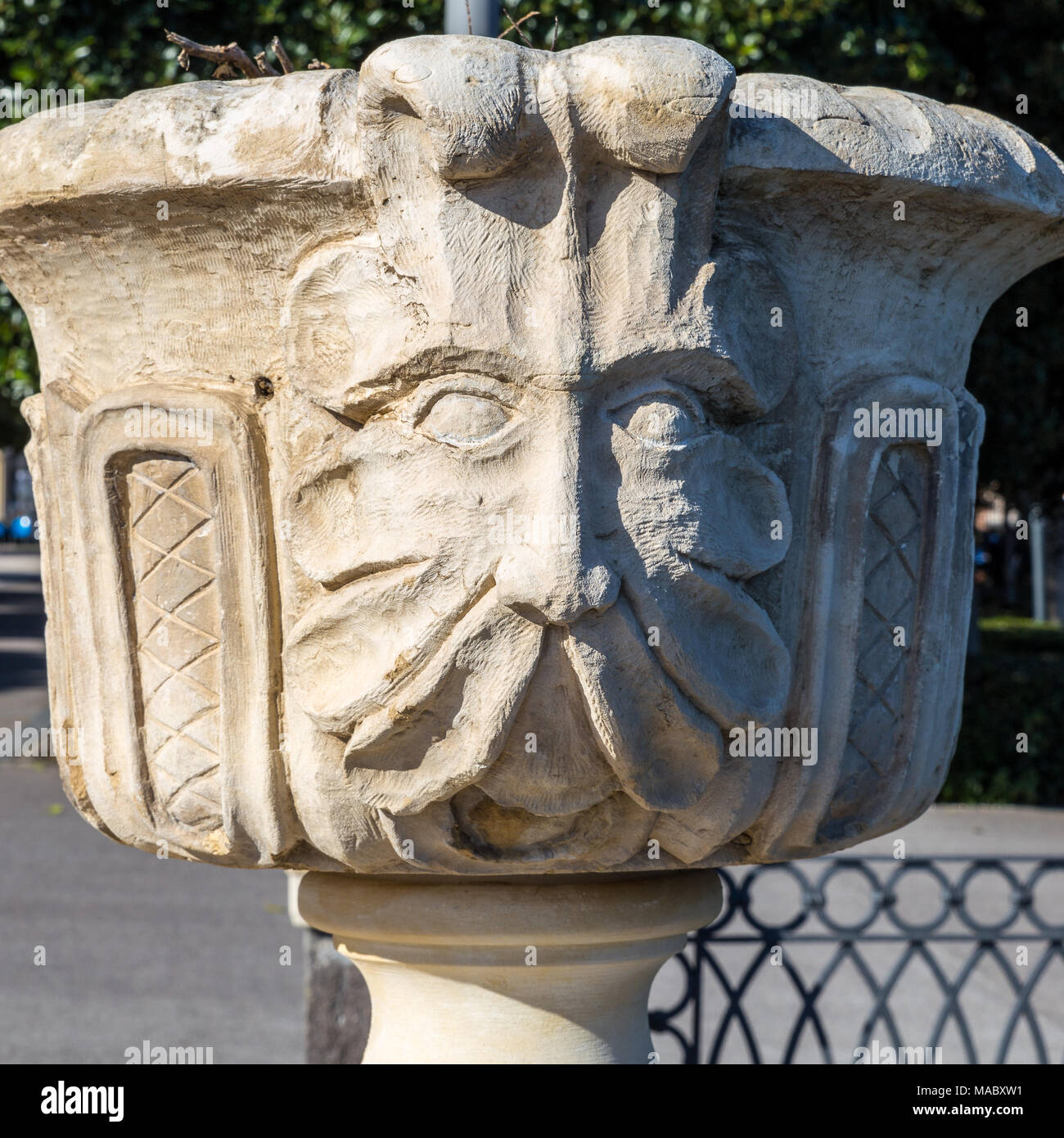 The detail of a door baroque in Sicily Stock Photo - Alamy
