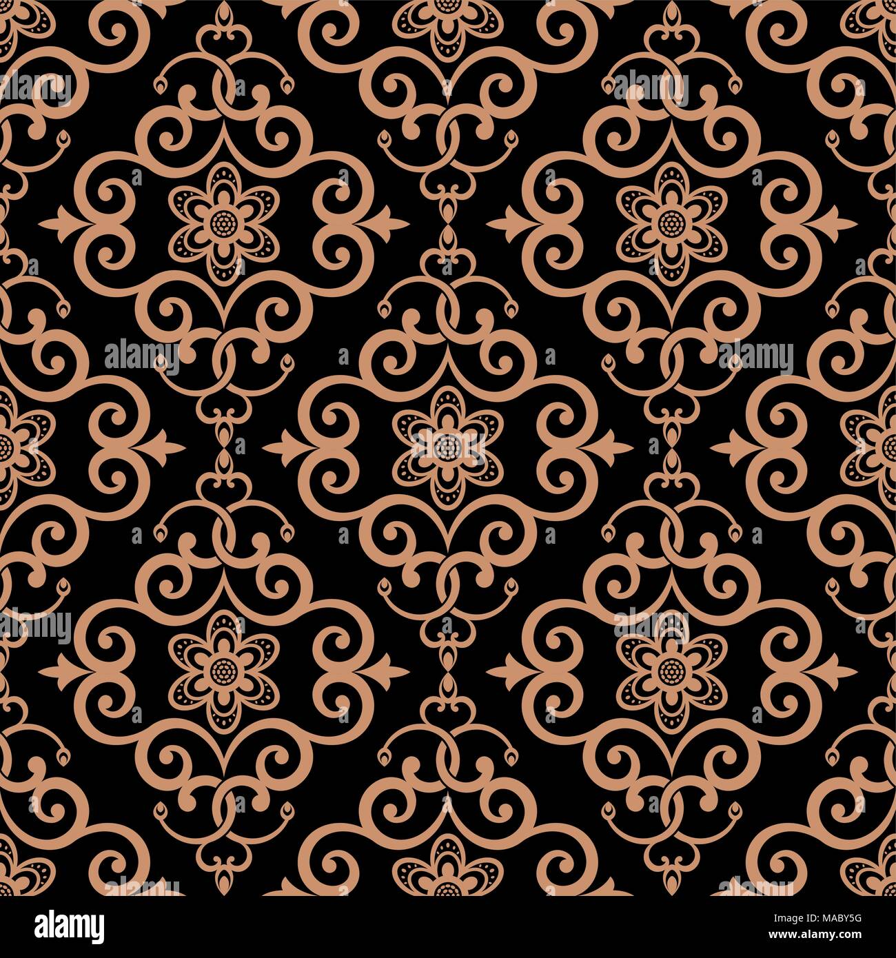 Vector seamless pattern. Luxury elegant texture. Pattern can be used as ...