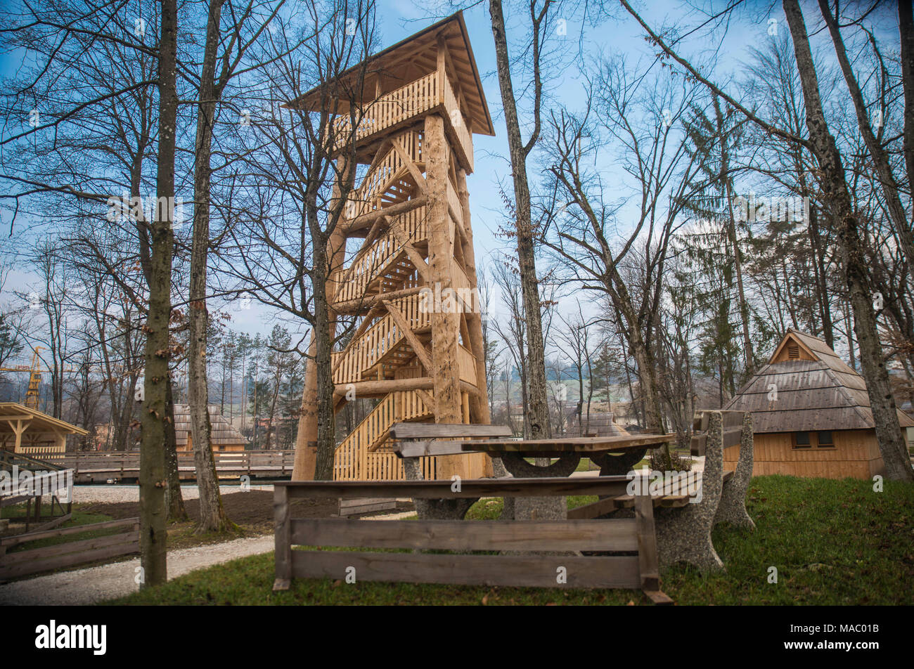 View on the highest hunting observatory on the world, placed in ...